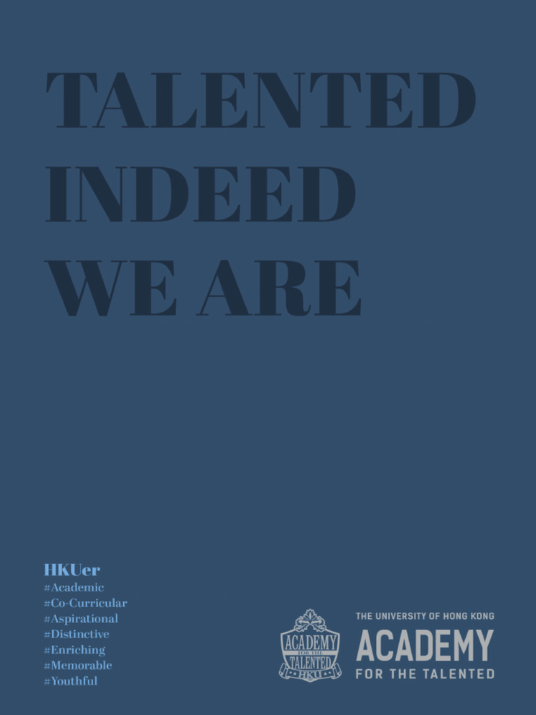 HKU Academy Booklet | PDF