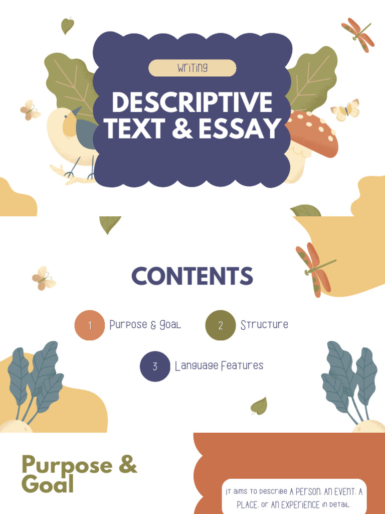 Descriptive Text and Descriptive Essay | PDF