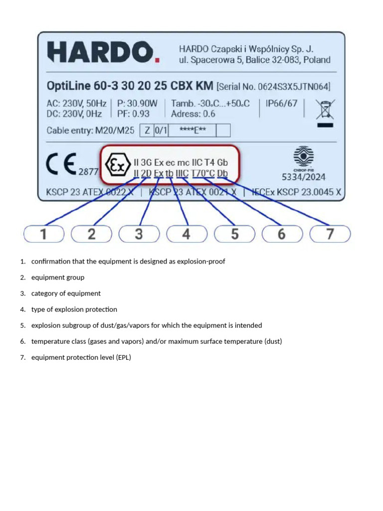 Ex Markings | PDF