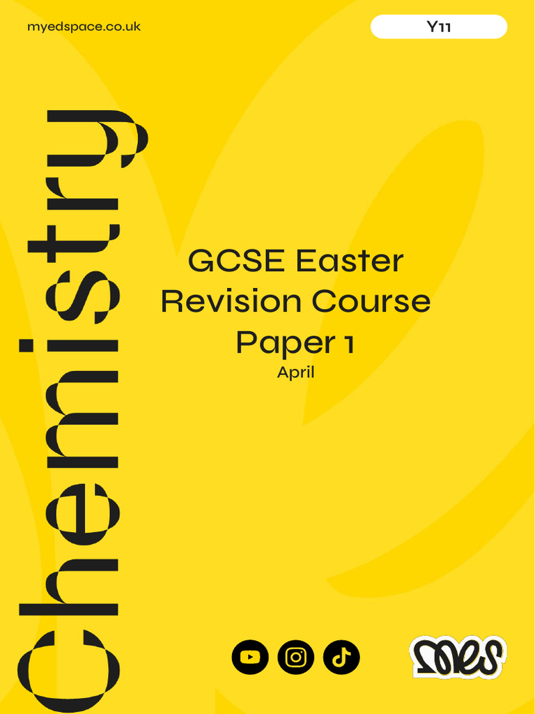 Chem 4 Erc Gcse Paper 1 Workbook 1711550677 | PDF | Chemical Reactions ...