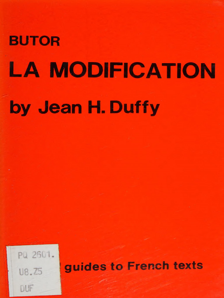 La Modification: by Jean H. Duffy | PDF