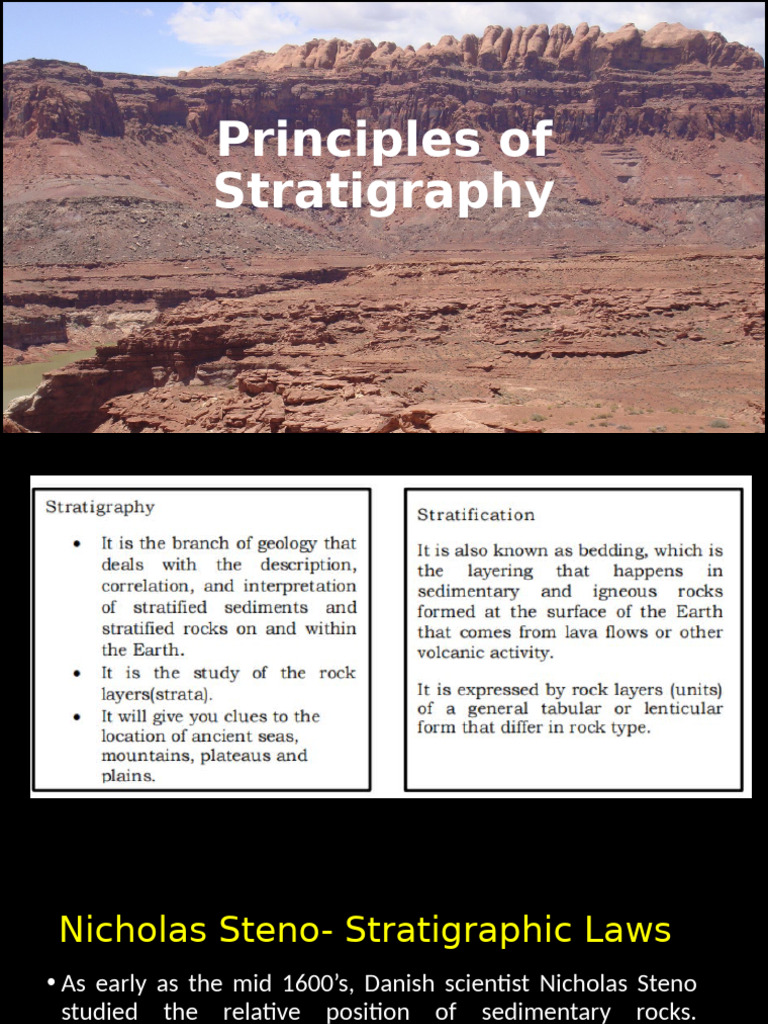 Lesson 2 - Principles of Stratigraphy | PDF | Stratigraphy | Rock (Geology)