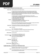 Product Data Sheet SP-2888 RG | PDF | Epoxy | Polyurethane