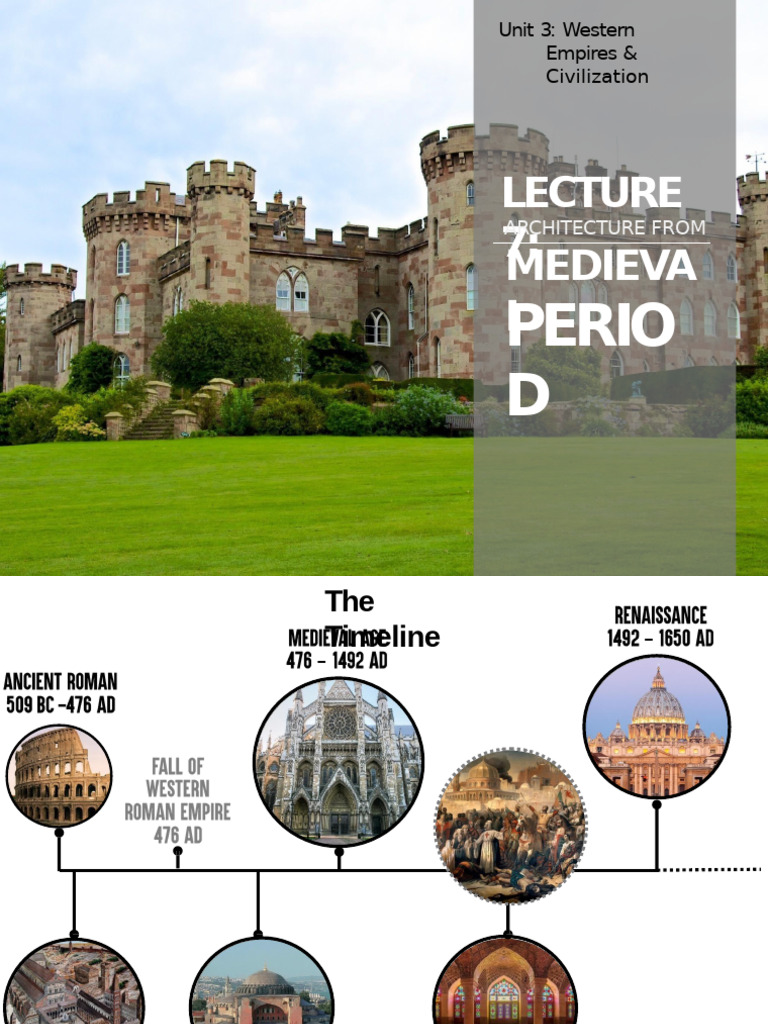 Medieval Architecture Overview | PDF | Gothic Architecture | Castle