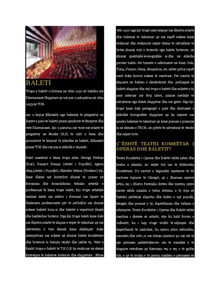 BALETI | PDF
