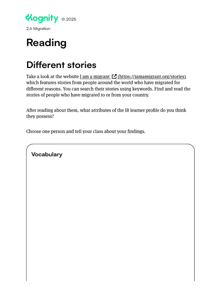 Reading - Ib DP English B SL:HL Fe2020 | PDF