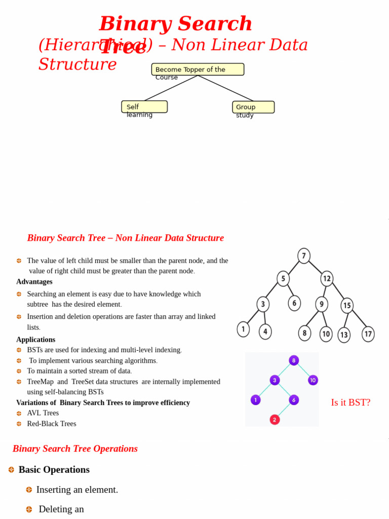 Module 3 - Binary Search Trees | PDF | Computer Programming | Algorithms And Data Structures