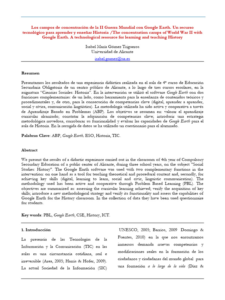 Campos Concentracion WWIIGoogle Earth Recurso Enseñar Historia | PDF ...