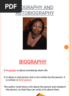 Engaging Biography Sentence Starters | PDF