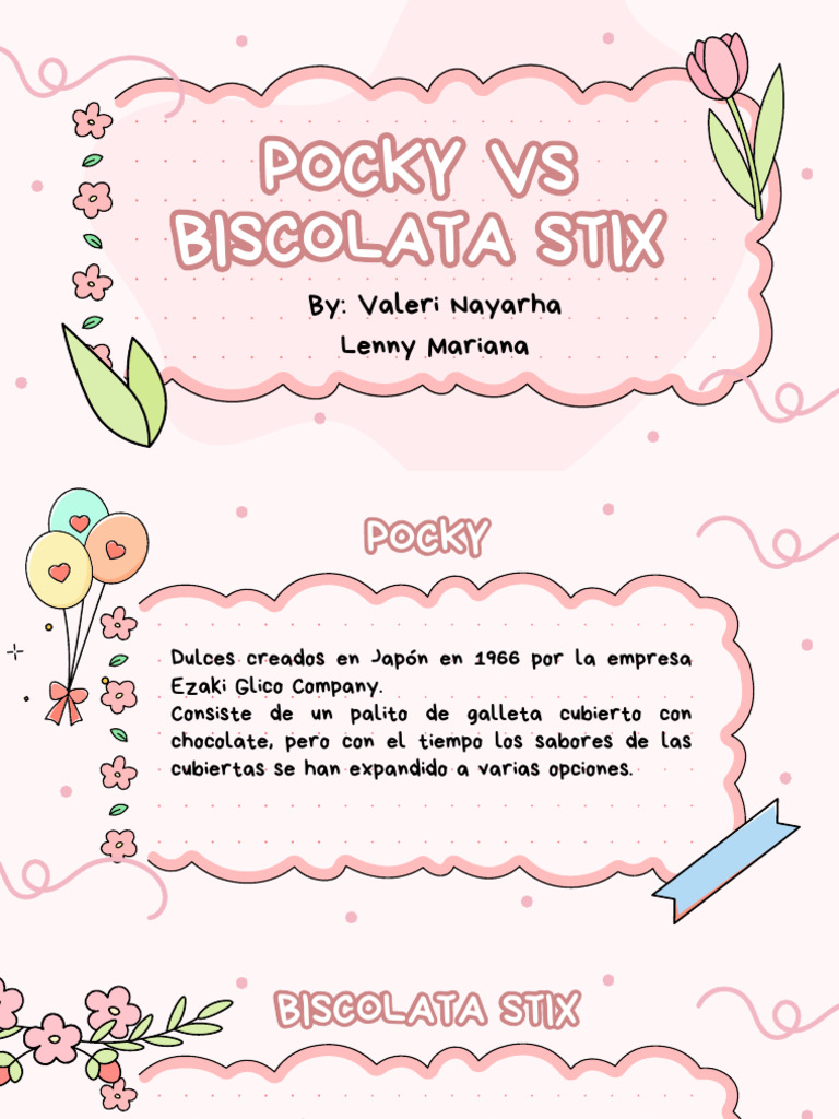 Pocky Vs Biscolata Stix | PDF