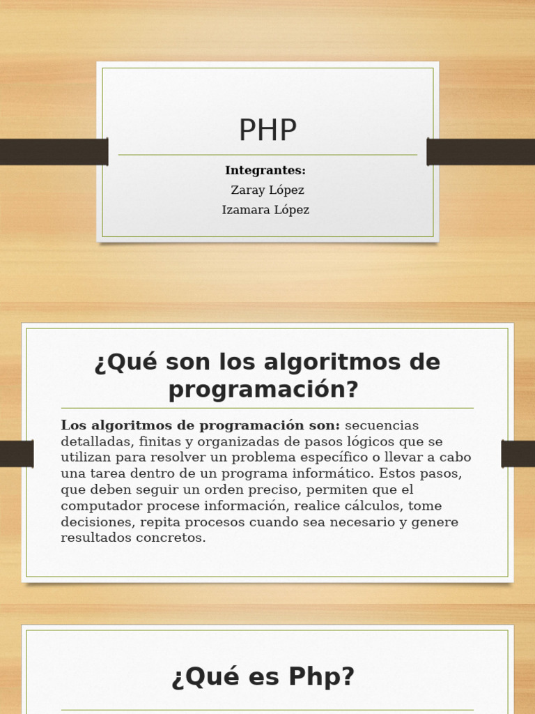 PHP Trabajo de Zaray Lopez Y Izamara Quevedo. | PDF