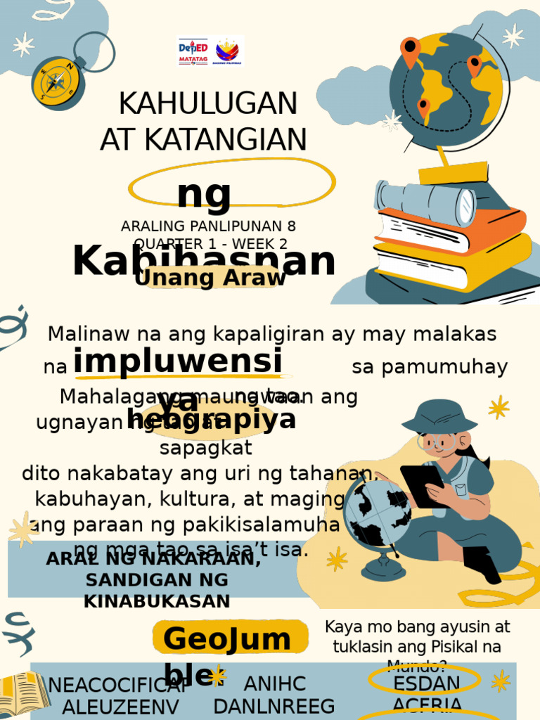 AP8 Q1 Week 2-1 Kahulugan at Katangian NG Kabihasnan | PDF
