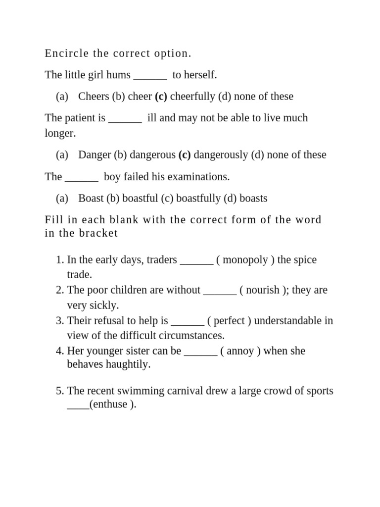 Correct Form of The Word New | PDF
