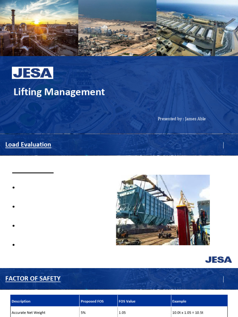 Liifting Operations Procedures-Load Information | PDF | Force | Center ...