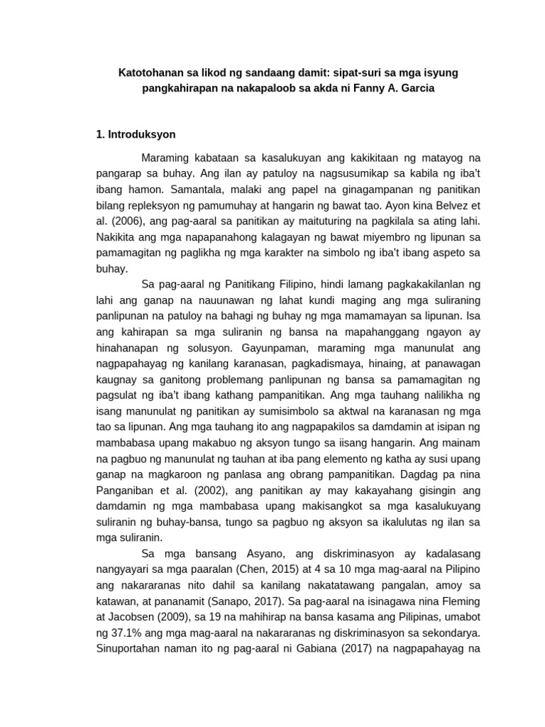 Katotohanan Sa Likod NG Sandaang Damit | PDF
