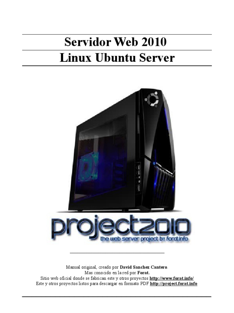 Servidor Ubuntu Server | PDF | Protocolo de transferencia de archivos ...