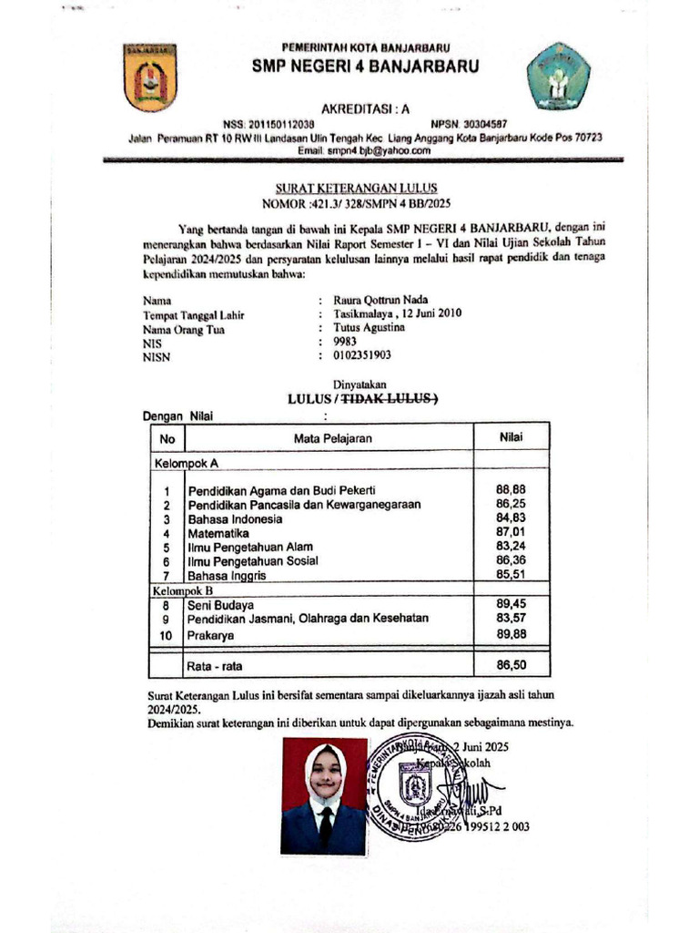 SKL RAURA QOTTRUN NADA - Compressed - Compressed-Dikompresi | PDF
