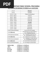 Bell Timings 2025 - 2026 | PDF