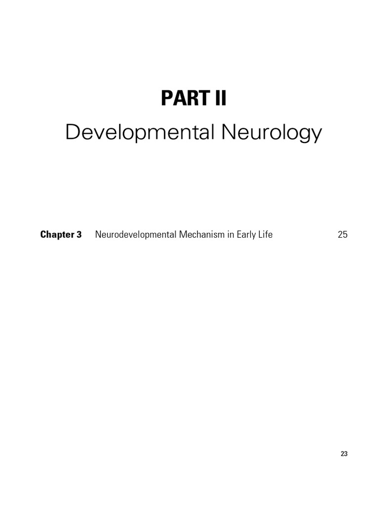 Early Detection and Early Intervention in Developm... - (PART II ...