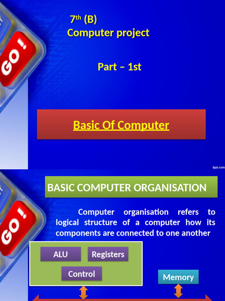 Basic of Computer Projcet 7th B Chirag | PDF
