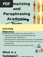 Paraphrasing Tool and Example | PDF | Understanding | Paragraph