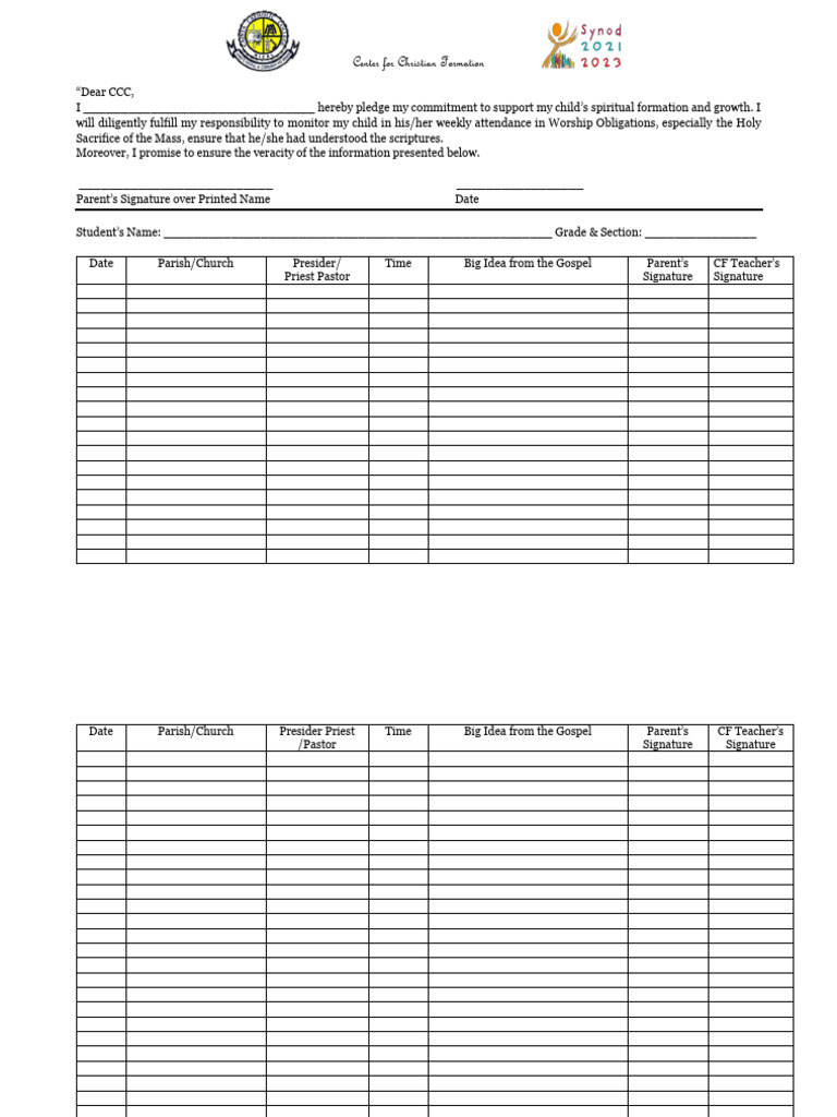 Mass Chart Template | PDF