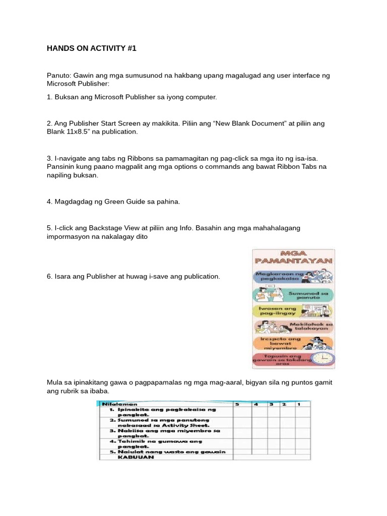 EPP ICT 4 Q1 W5 Activities | PDF
