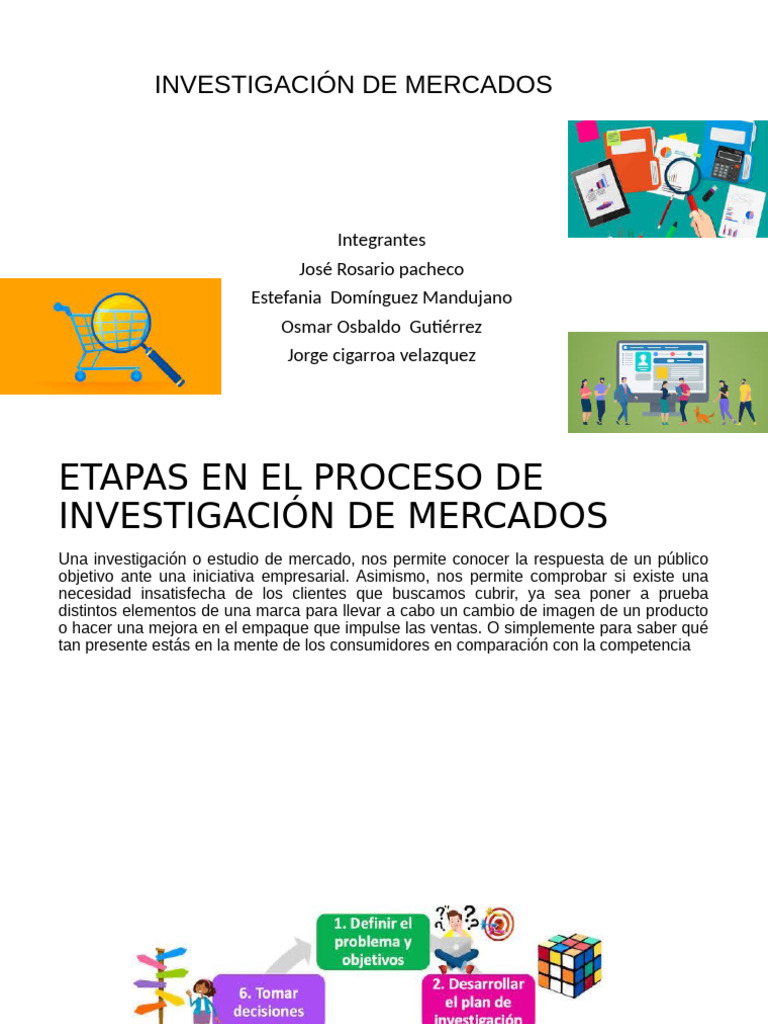 Copia de Etapas en El Proceso de Investigacion de Mercado | PDF ...