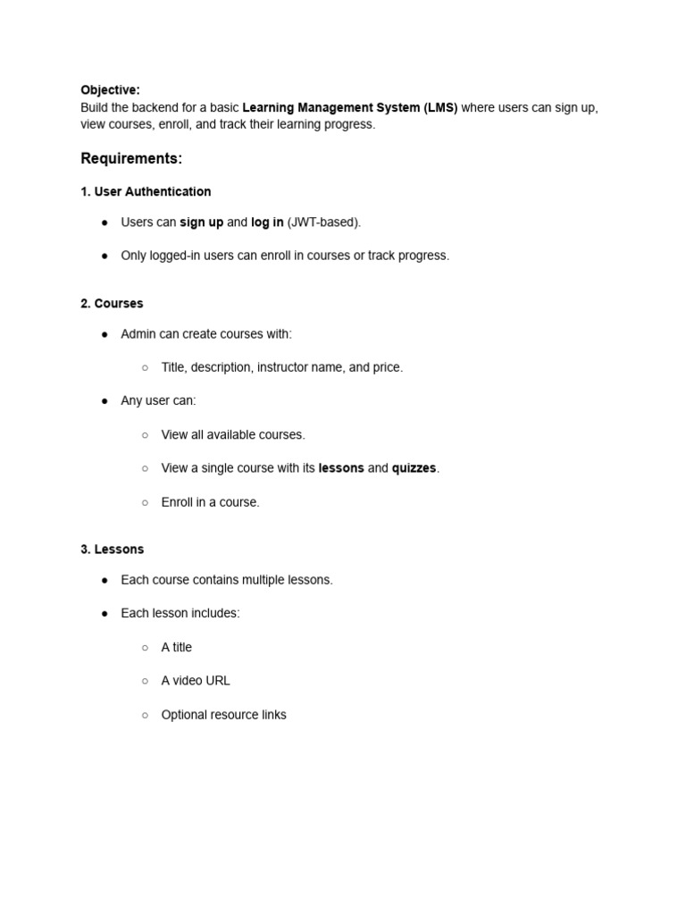 Assignment Backend | PDF