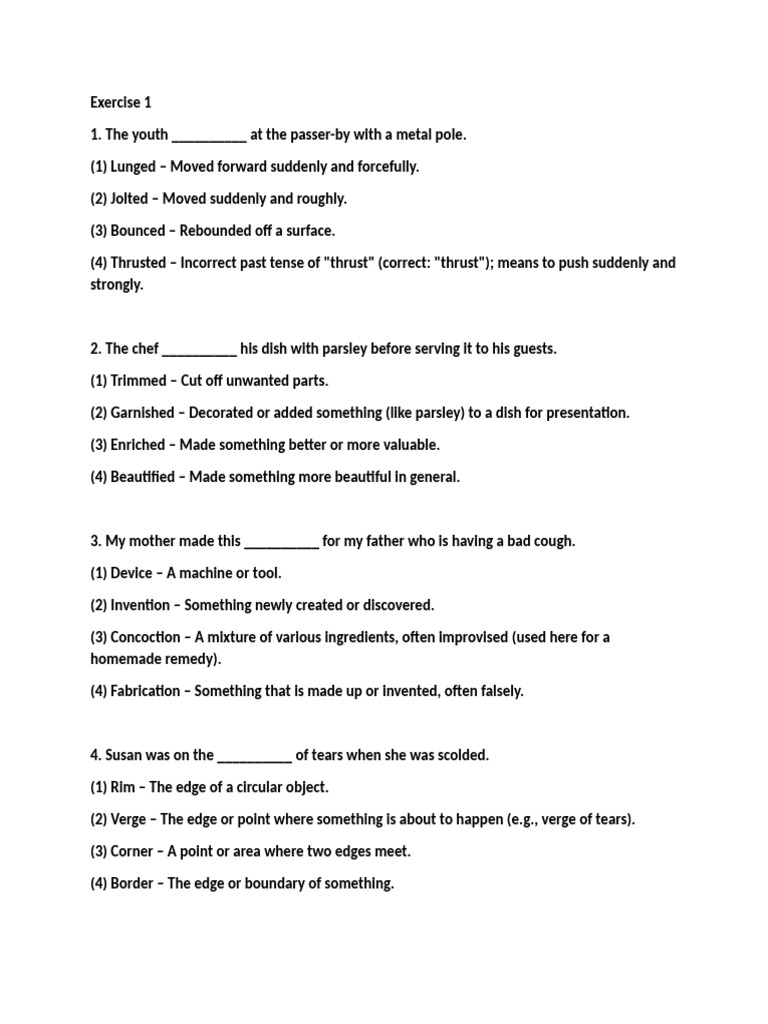 Year 5 Weekly Vocabulary Plan | PDF | Emotions | Evidence