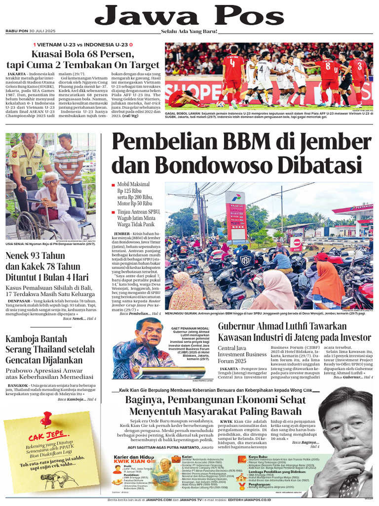 Jawapos 20250730 Rabu | PDF