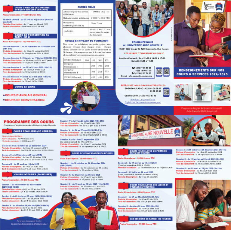 ALC Depliants 2024-2025 | PDF