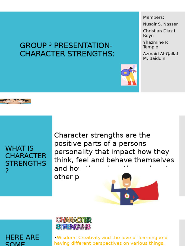 Understanding and Improving Character Strengths | PDF