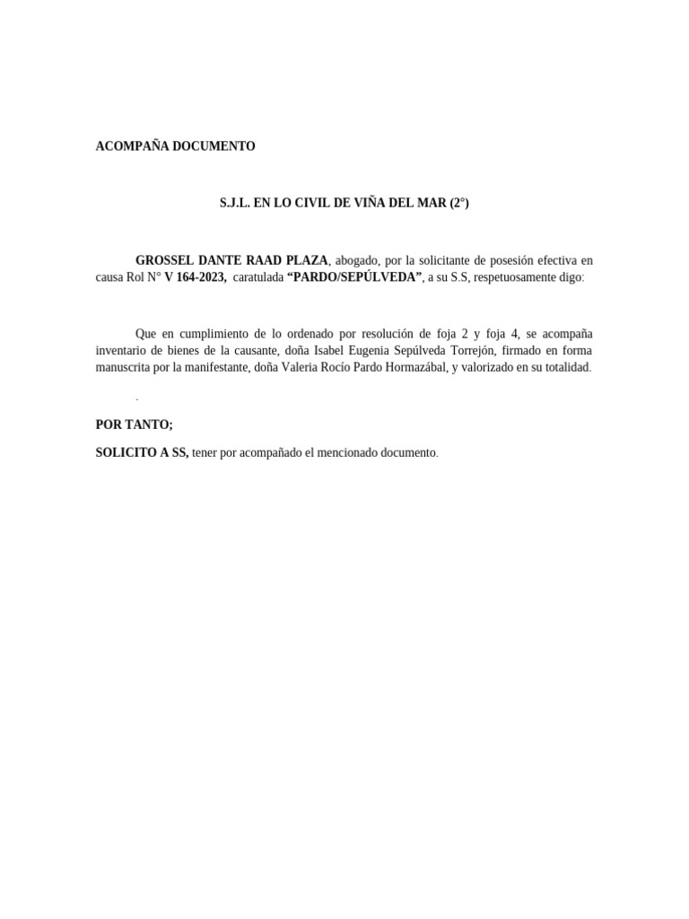 Acompaña Documento | PDF