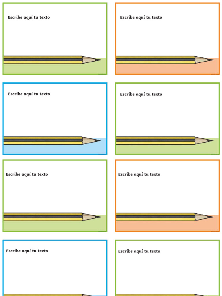 Escritura Creativa - Tarjetas Editables de Desafío Con Ideas | PDF