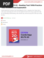 Cambridge IELTS 20 Test 3 Answers | PDF
