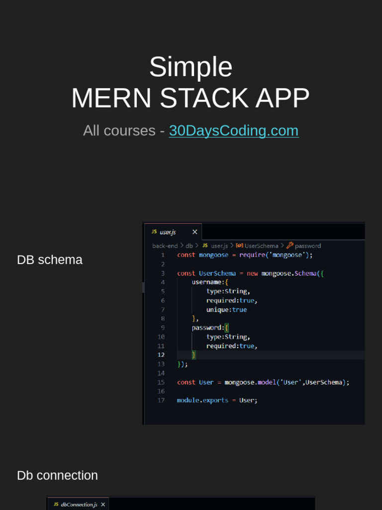 Simple Mern Stack App | PDF
