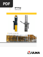 Acrow Prop Data Sheet - Scaffolding Supplies Limited | PDF | Nature