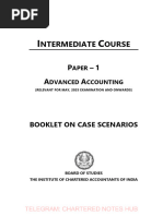 IMP CS - ICAI Case Scenario Booklet | PDF