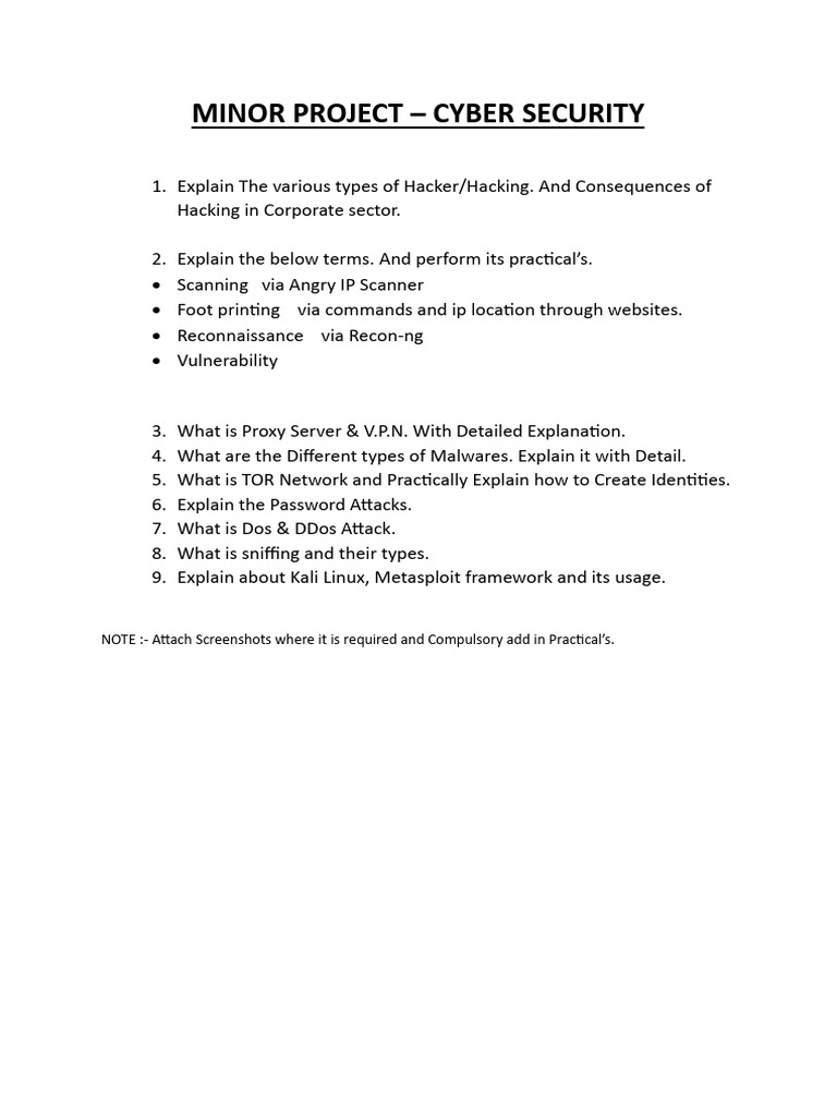 Minor Project - June Batch | PDF