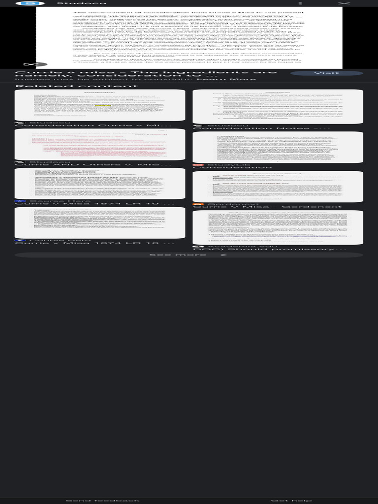 Currie v Misa Case Overview | PDF