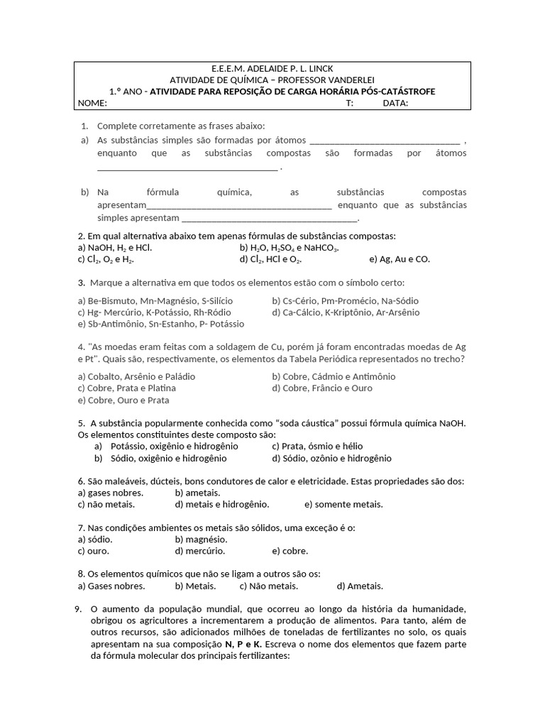 Debora Pires Geraldo Figueiredo - Atividade3 - 1.º Ano Pós Catástrofe ...