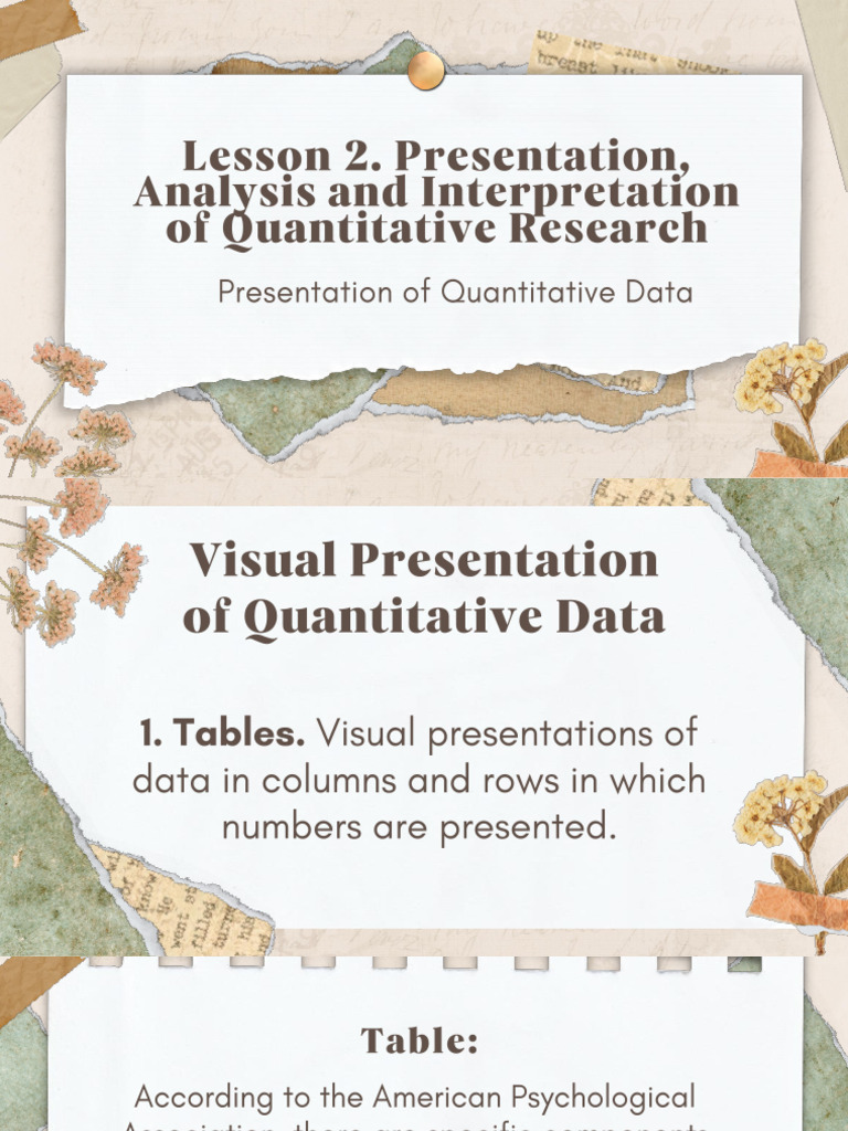 Ion Analysis and Interpretation of Quantitative Research | PDF