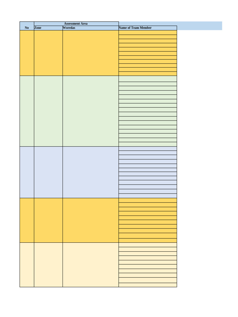 Team Arrangement 2025 Gu Assessment | PDF