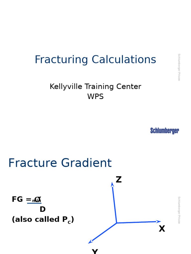 Fracturing Calculations 5-25-04 | PDF | Pressure | Gases