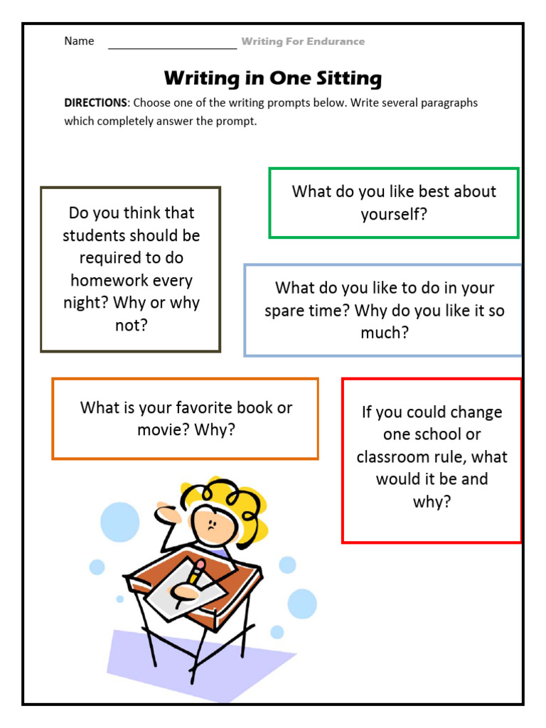 Writing in One Sitting | PDF