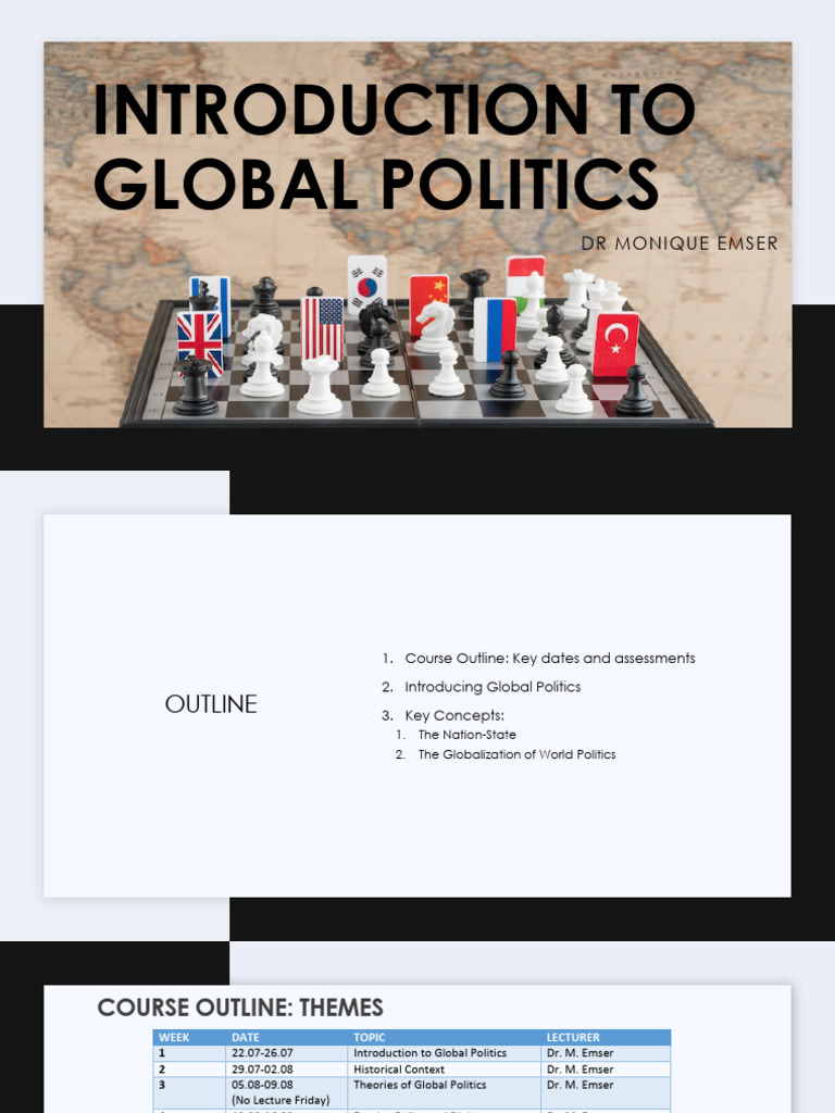 Introduction To Global Politics 2024 | PDF | Deterrence Theory | Crime ...