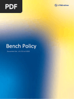 Bench Guidelines and Policies | PDF | Employment | Social Institutions