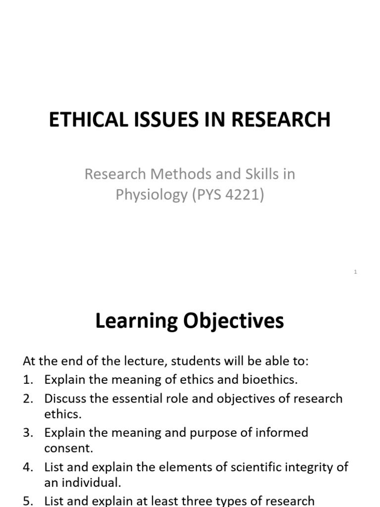 Ethical Considerations in Research Ethics | PDF | Bioethics | Integrity