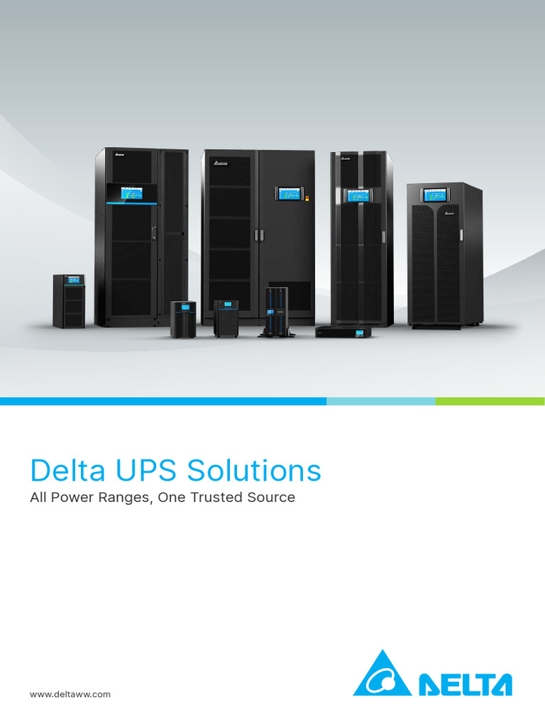 Delta UPS Solutions for Critical Systems | PDF | Power Supply ...